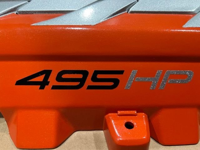 FS (For Sale) C8 Engine Cover, Two Color Sebring Orange and Silver ...