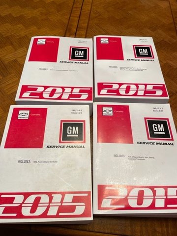 FS (For Sale) 2015 GM OEM Service Manuals - CorvetteForum - Chevrolet ...