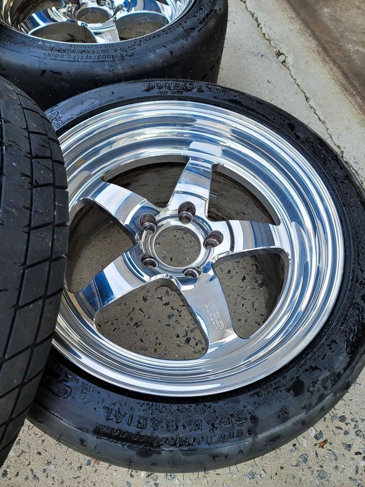 FS (For Sale) Polished Weld RTS wheels widebody 18x5 & 18x13 clears big ...