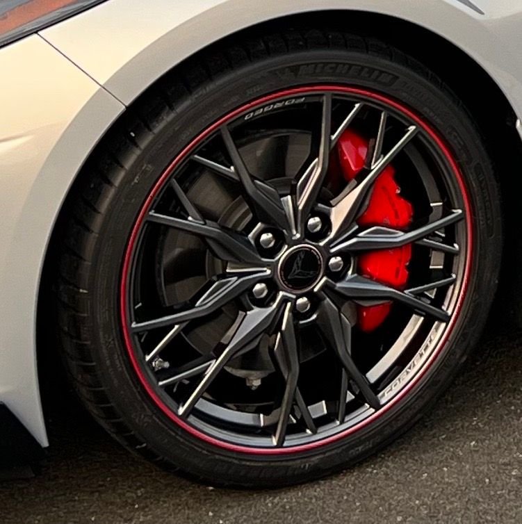 Q9A Wheel Red Stripe Color Match to Calipers - CorvetteForum ...
