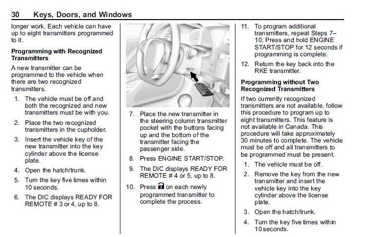 key fob programming issue - CorvetteForum - Chevrolet Corvette Forum ...