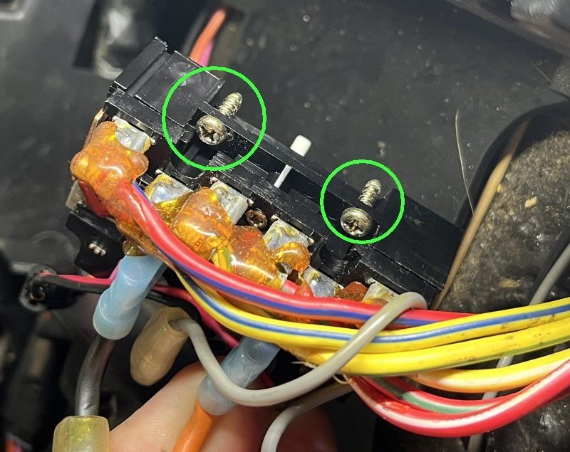 how to disassemble power seat switch - CorvetteForum - Chevrolet ...