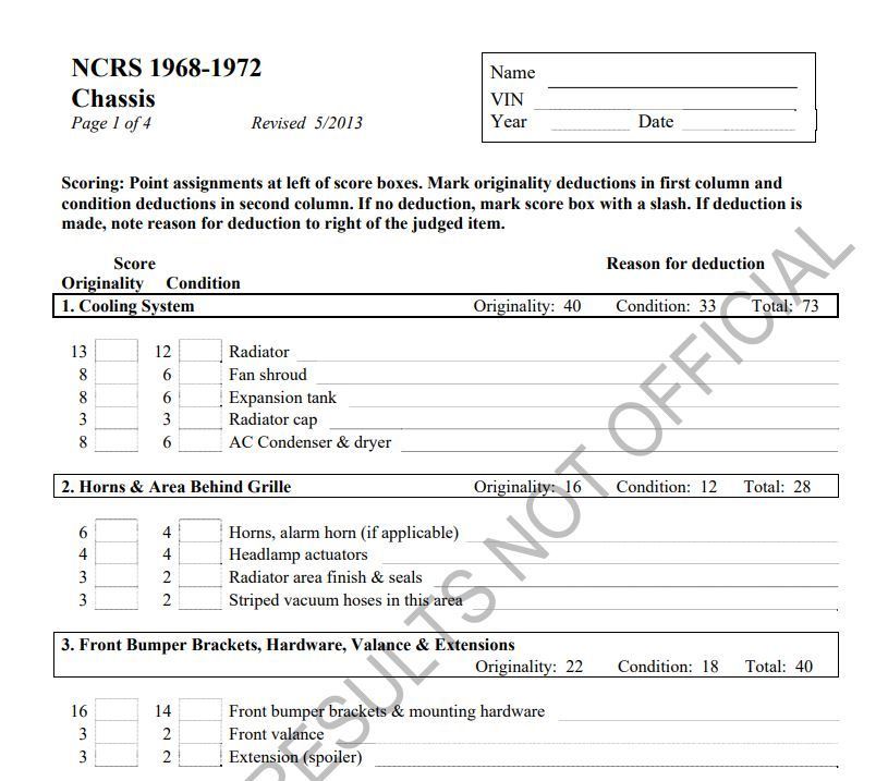 NCRS and the scoring for “originality” - CorvetteForum - Chevrolet ...