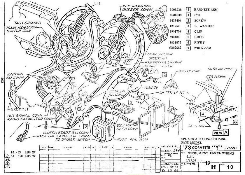 Dash Wire Harness Position?? - CorvetteForum - Chevrolet Corvette Forum ...
