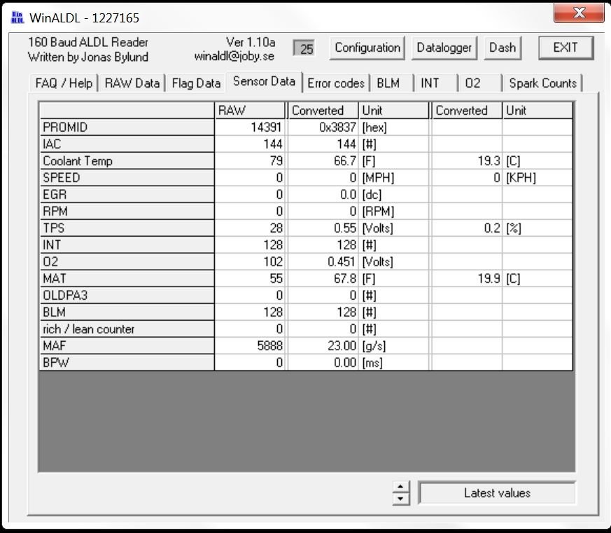 Is jumped ALDL pins A B a true fan request ?? - CorvetteForum ...