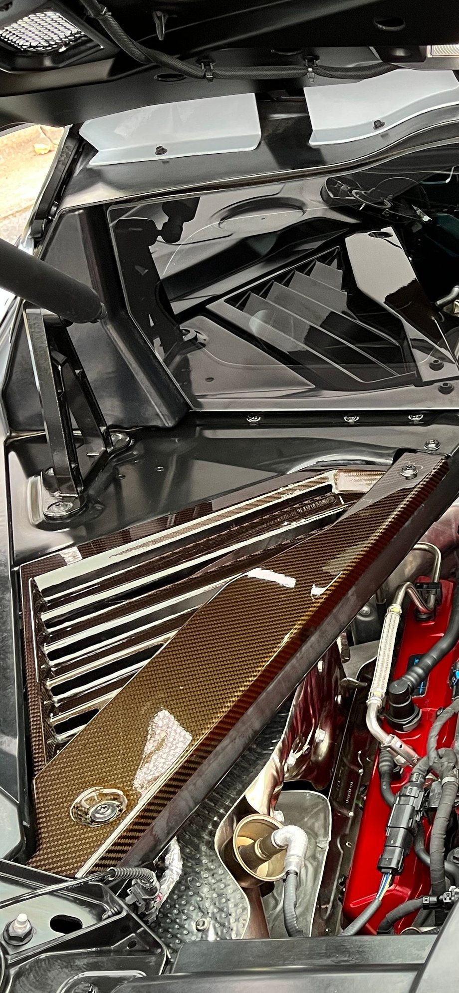 FS (For Sale) C8 coupe louvered engine bay panels - CorvetteForum ...