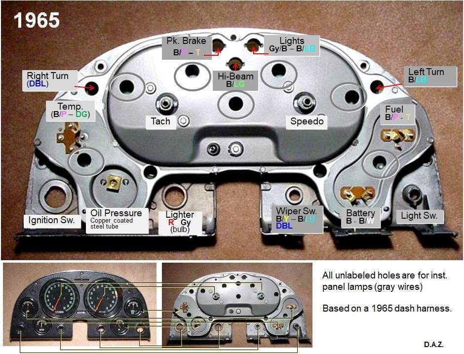 C2 '64 wiring the tach - CorvetteForum - Chevrolet Corvette Forum ...