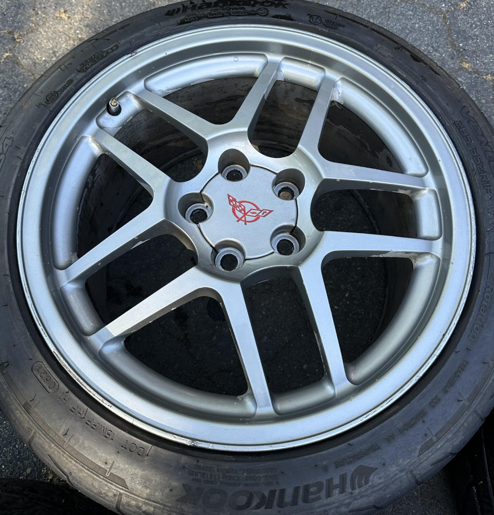 FS (For Sale) Full set of 4 rear C5 Z06 wheels and tires ...