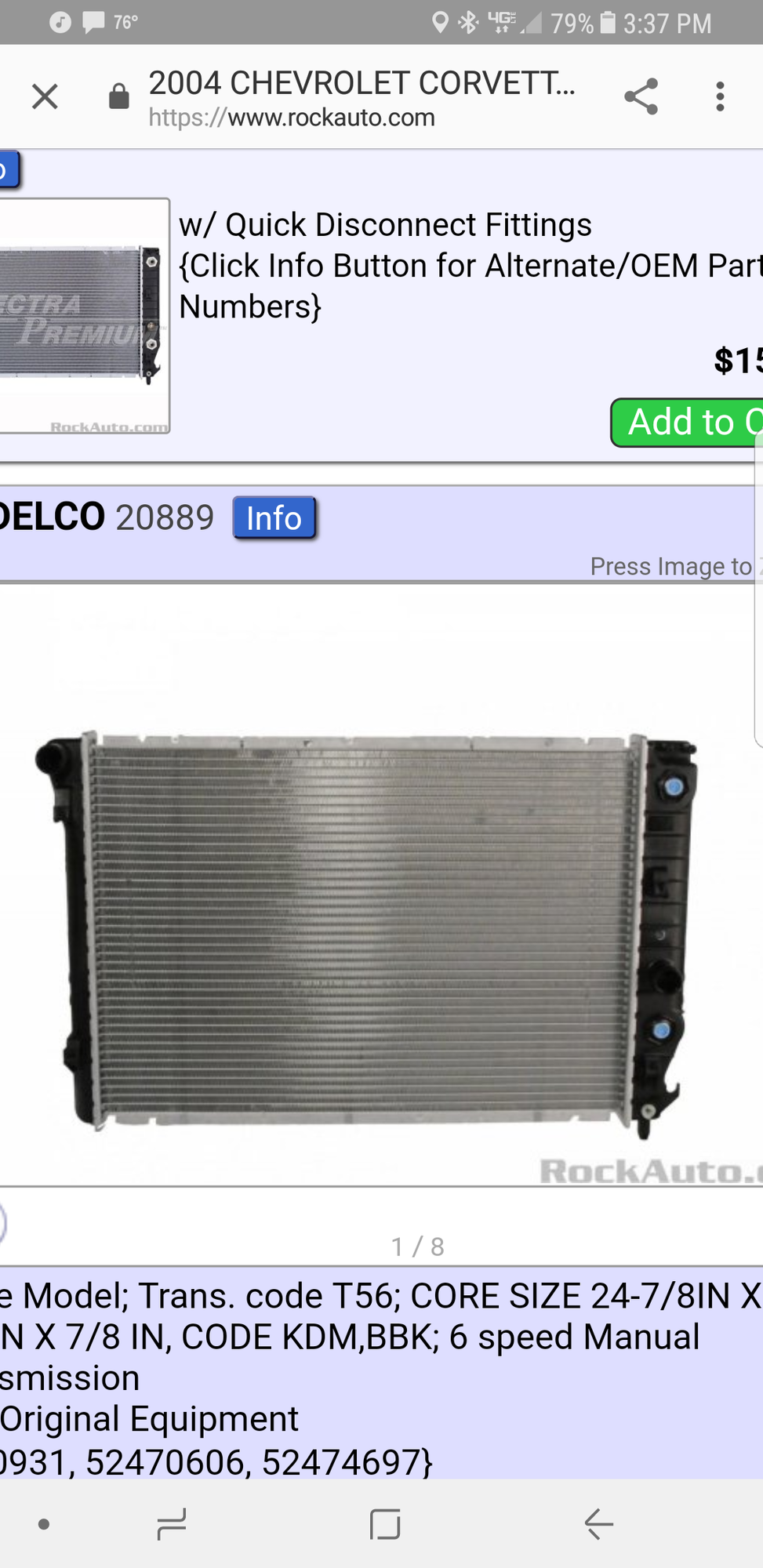 Question about new radiator from rock auto. - CorvetteForum - Chevrolet ...