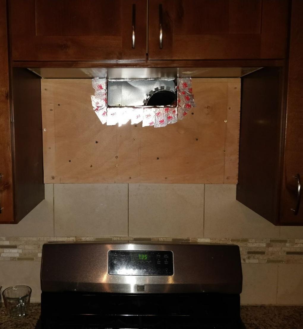 OTR microwave horizontal rear venting issue DoItYourself Community Forums