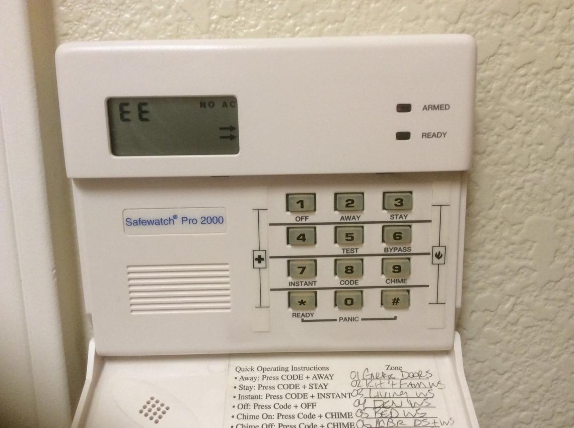 Safewatch 2000 master code reset Problem - DoItYourself.com Community ...