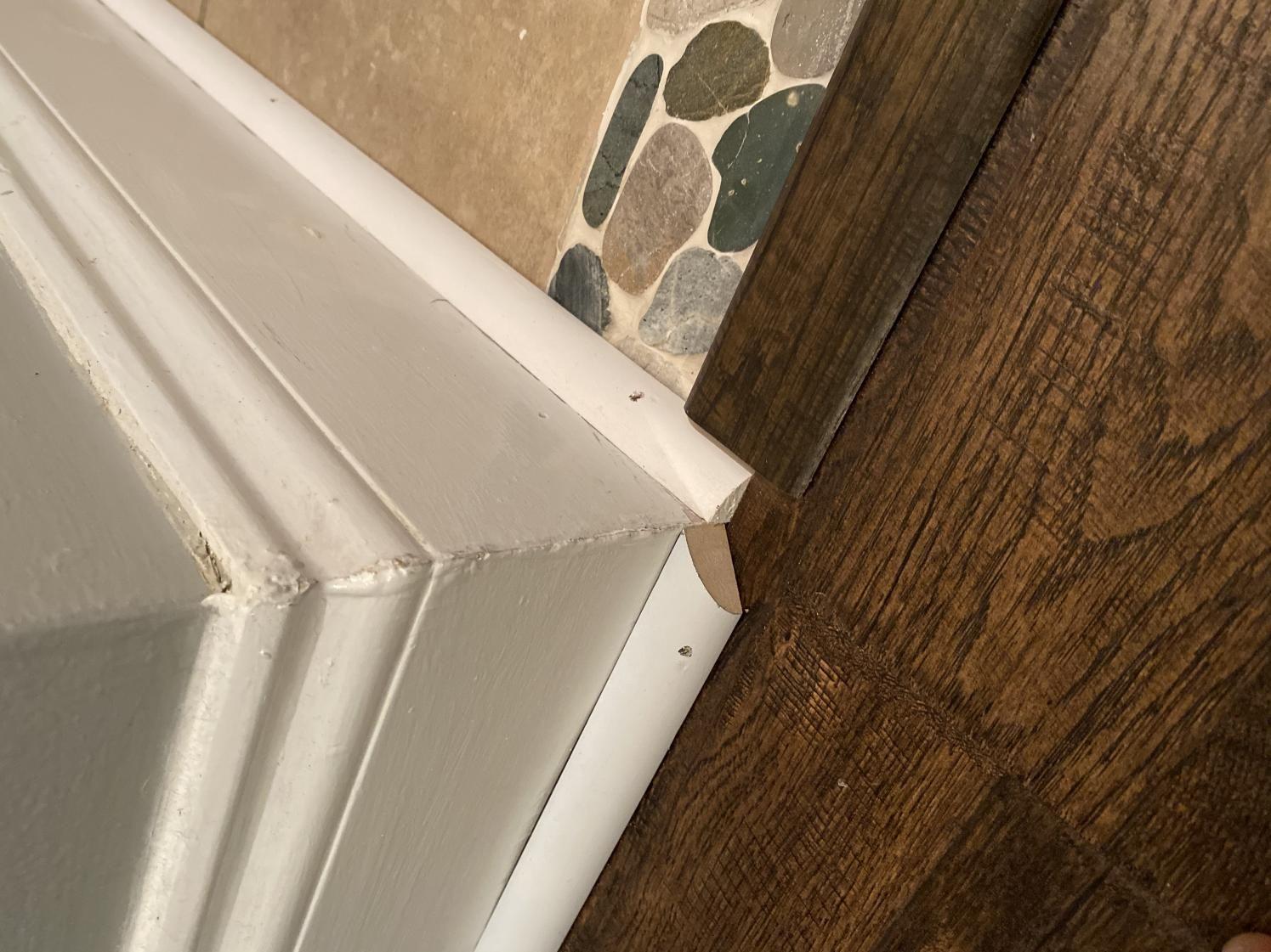 Quarter round corner with transition - DoItYourself.com Community Forums