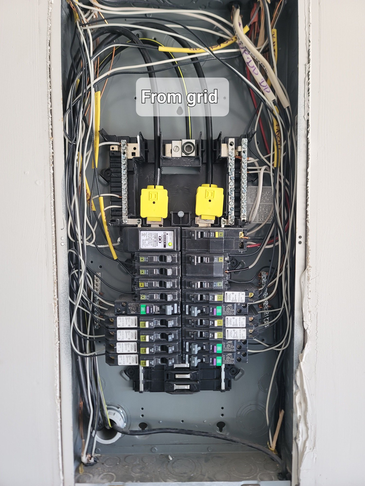 Installing 50A plug plus interlock - Houston New Build - DoItYourself ...