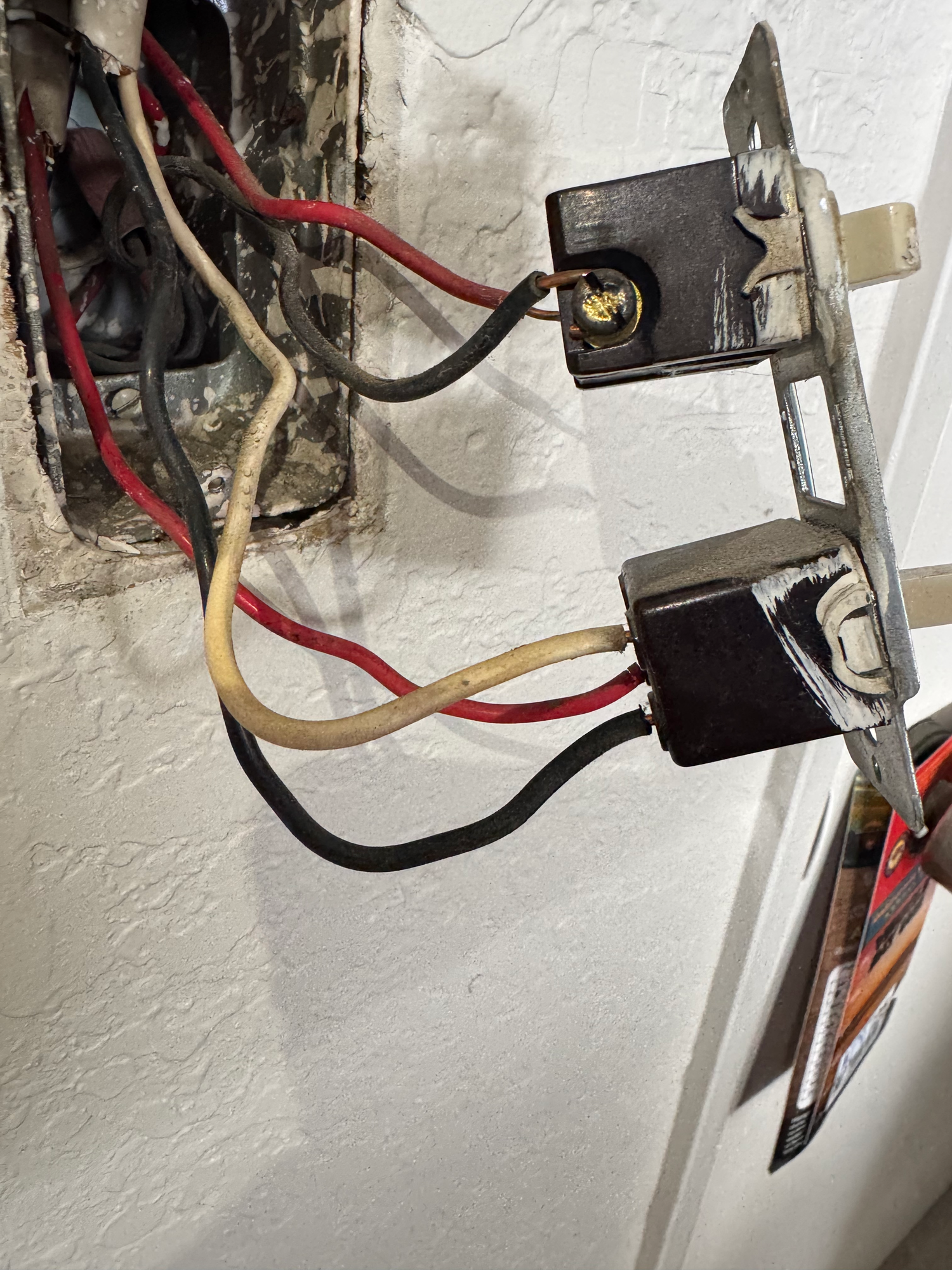 Converting a two toggle switches single pole and three-way to smart switch - DoItYourself.com ...