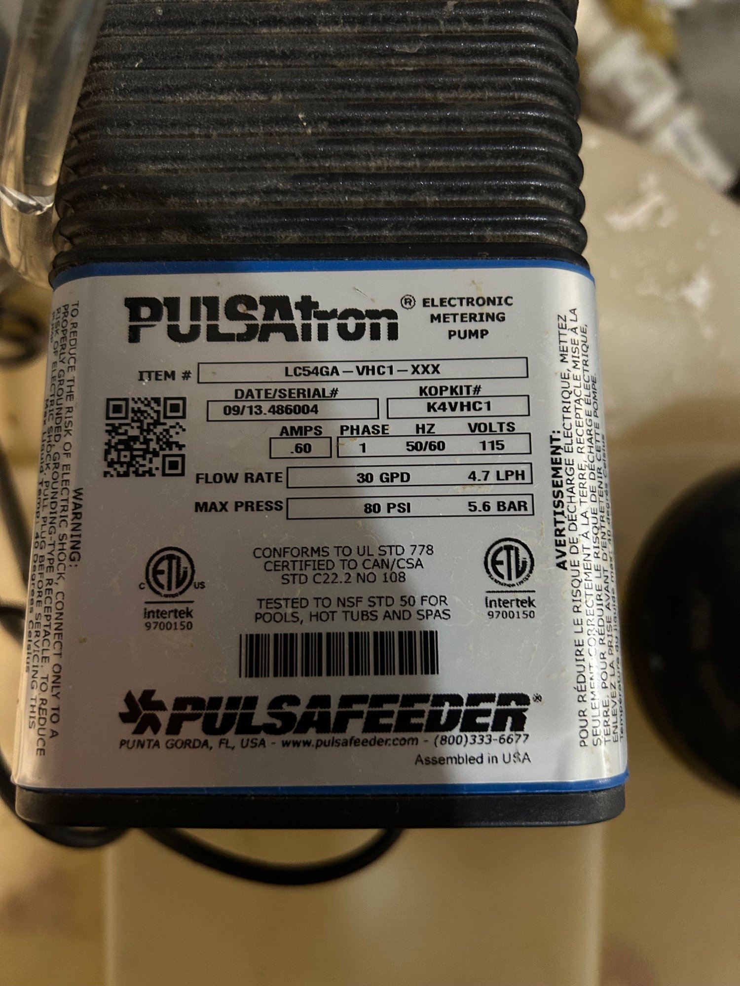 PULSAtron injector pump and Hays Fluid Controll - DoItYourself.com ...