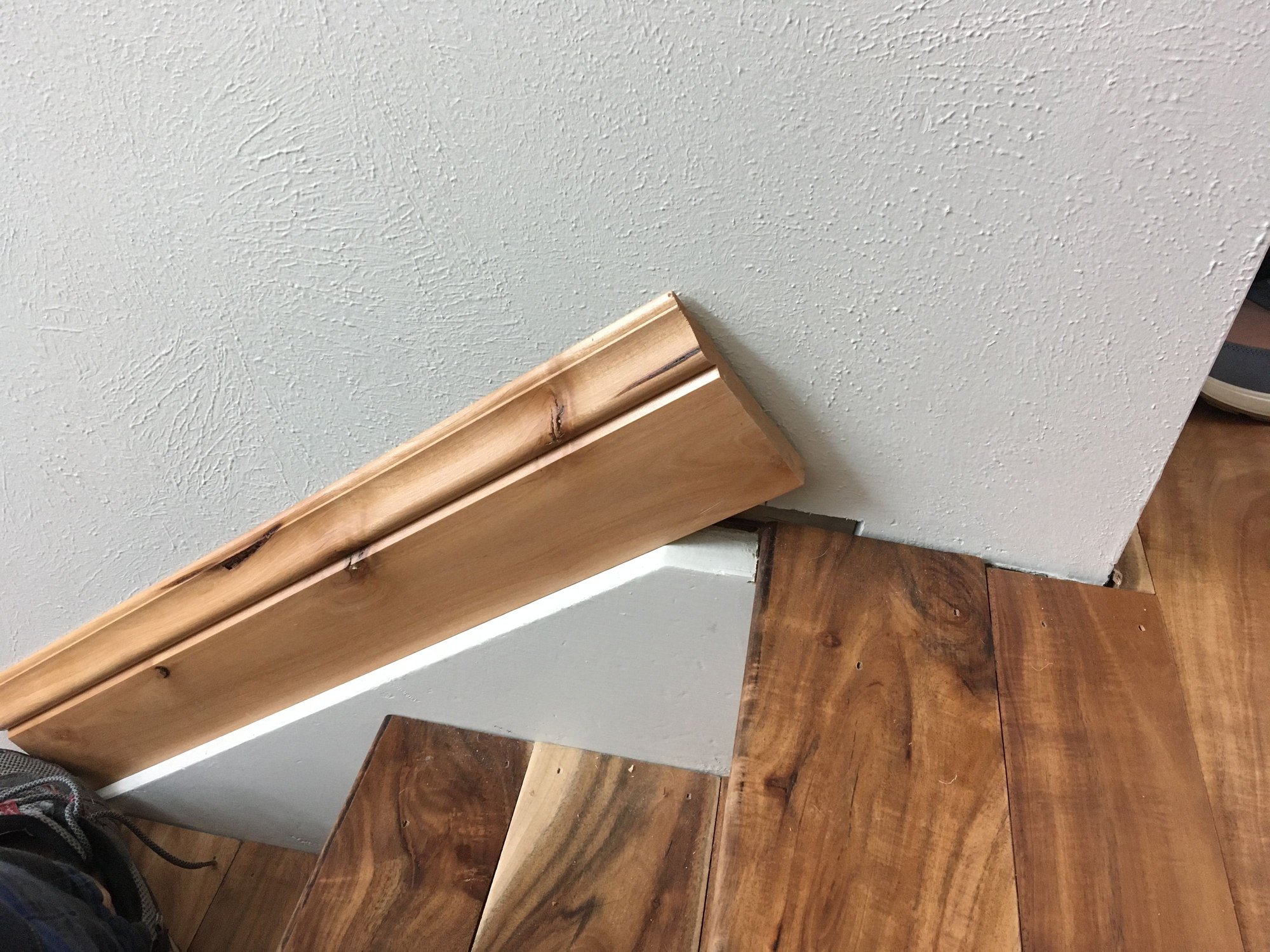 Baseboard trim for stairway - DoItYourself.com Community Forums