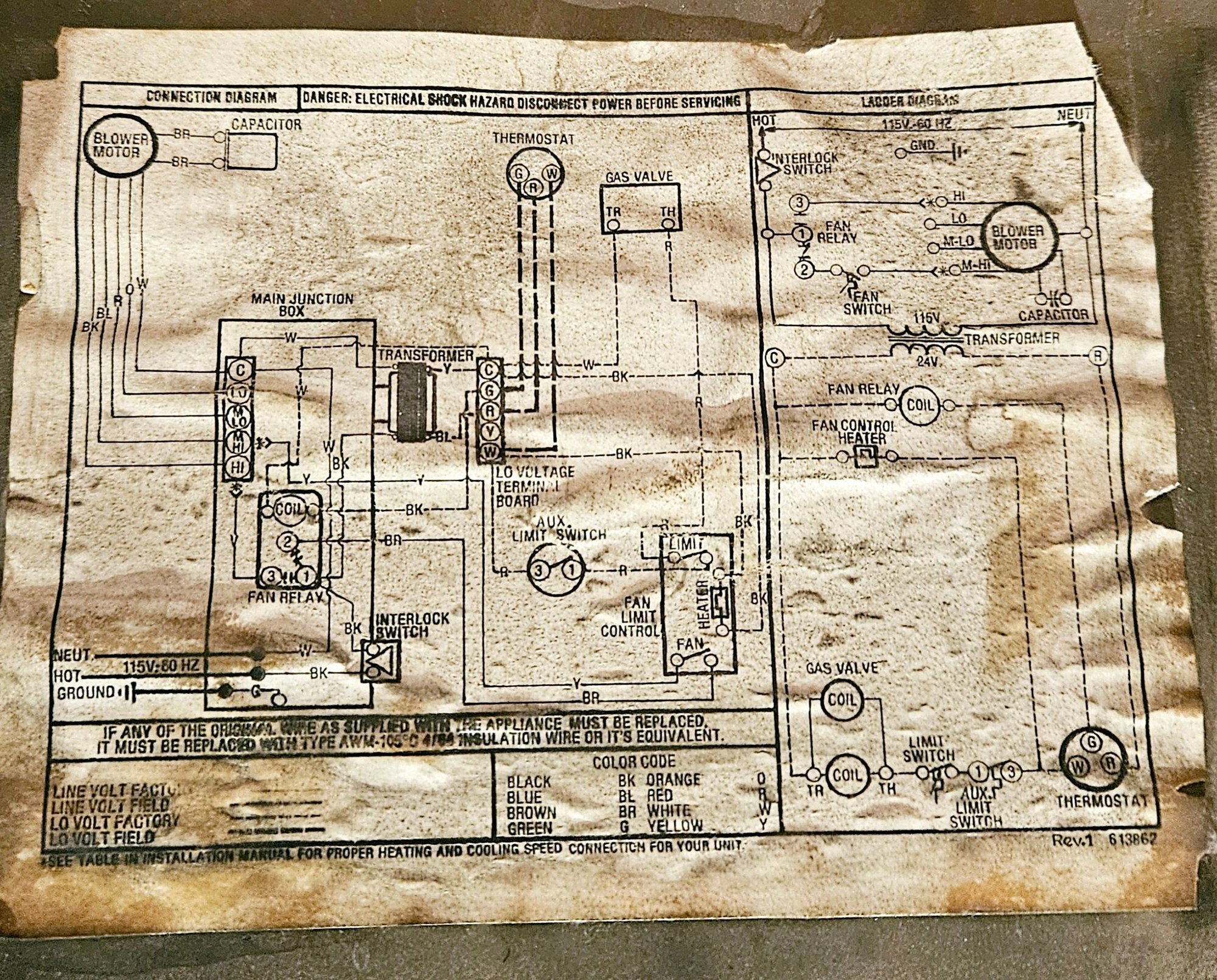 1983 Heil gas furnace to control outside Goodman ac - DoItYourself.com ...