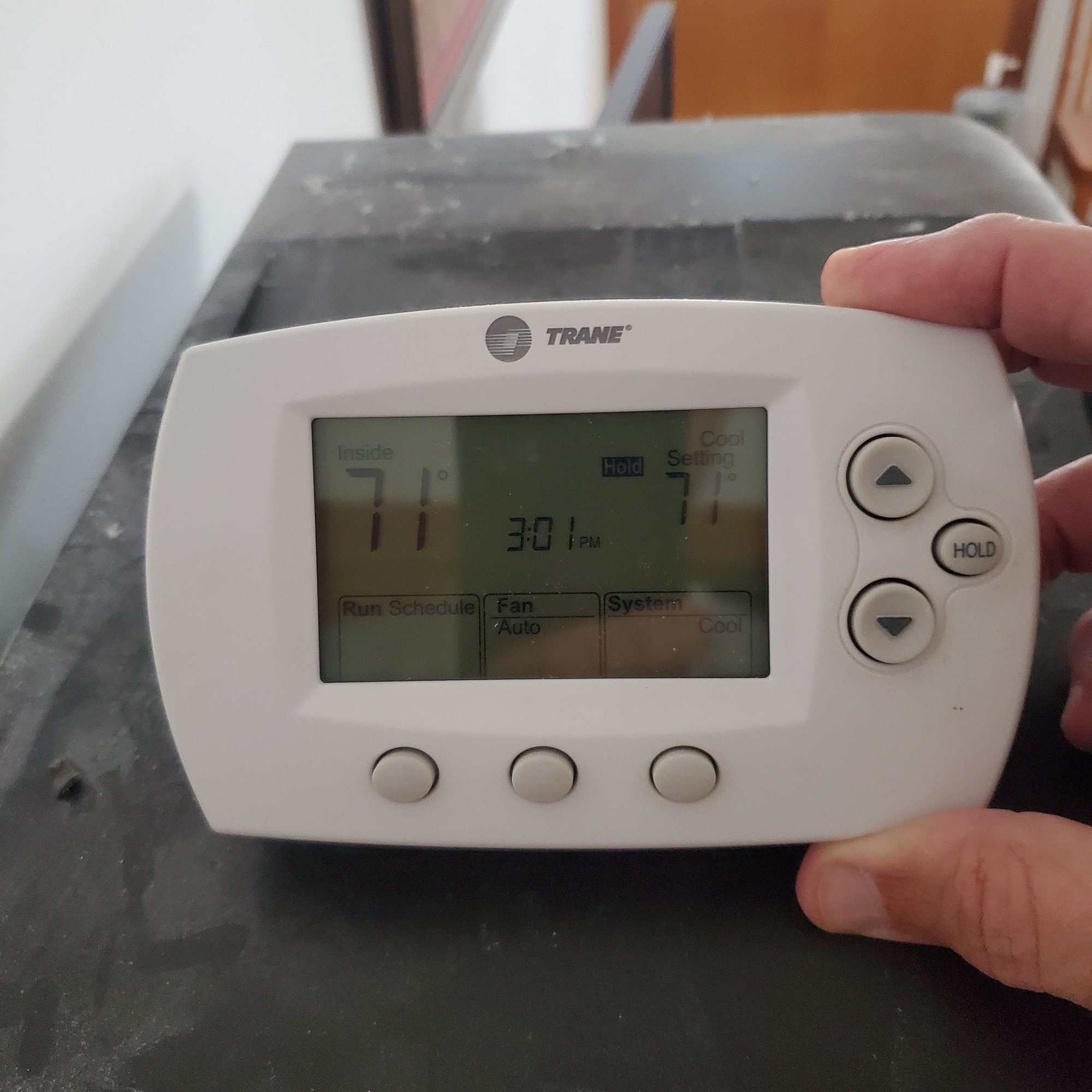 In Florida, need help old trane thermostat to honeywell WF ...