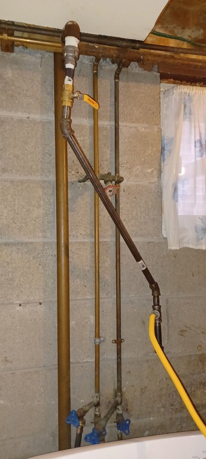 Connecting dryer gas line - DoItYourself.com Community Forums