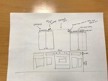 Using 12/2 romex in walls with low voltage LED above cabinet lighting ...