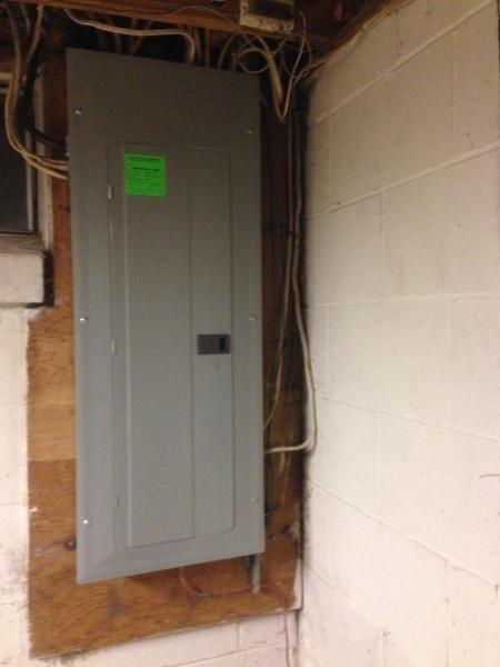 Framing around electric panel and window - DoItYourself.com Community ...