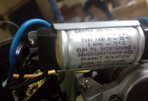 Sewing machine motor not working - bulging capacitor - DoItYourself.com ...
