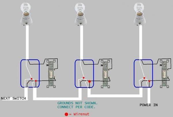 Shop lighting wire diagram help - DoItYourself.com Community Forums