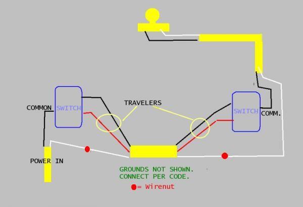 Three way switch problem - DoItYourself.com Community Forums