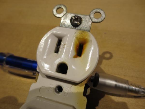 Burned outlet - DoItYourself.com Community Forums