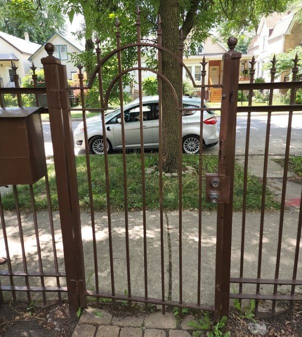 Fixing a steel/iron gate so it closes. - DoItYourself.com Community Forums