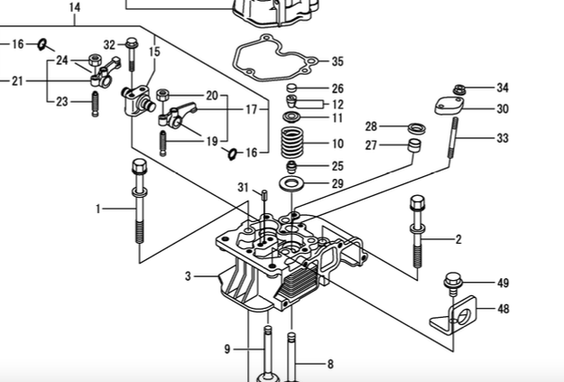 Yanmar L100N diesel engine part identification - DoItYourself.com ...
