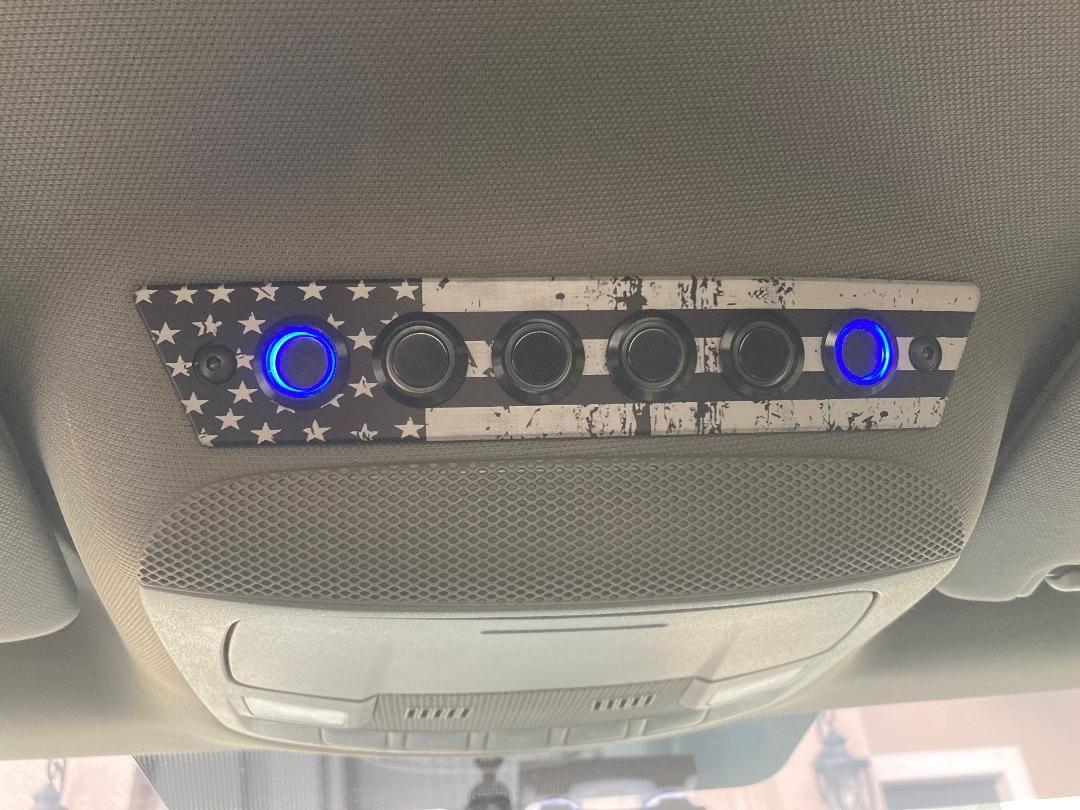 Northeast KustomFX LLC. Headliner Mount Auxiliary Switch Panel - Ford ...