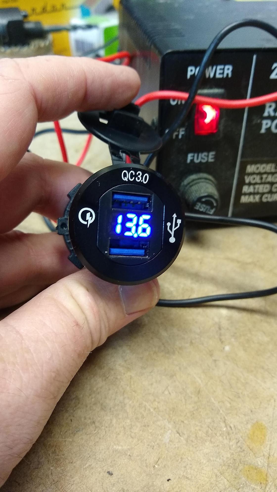 Yet Another Coin Holder Mod. (voltmeter & USB chargers) - Ford F150 ...