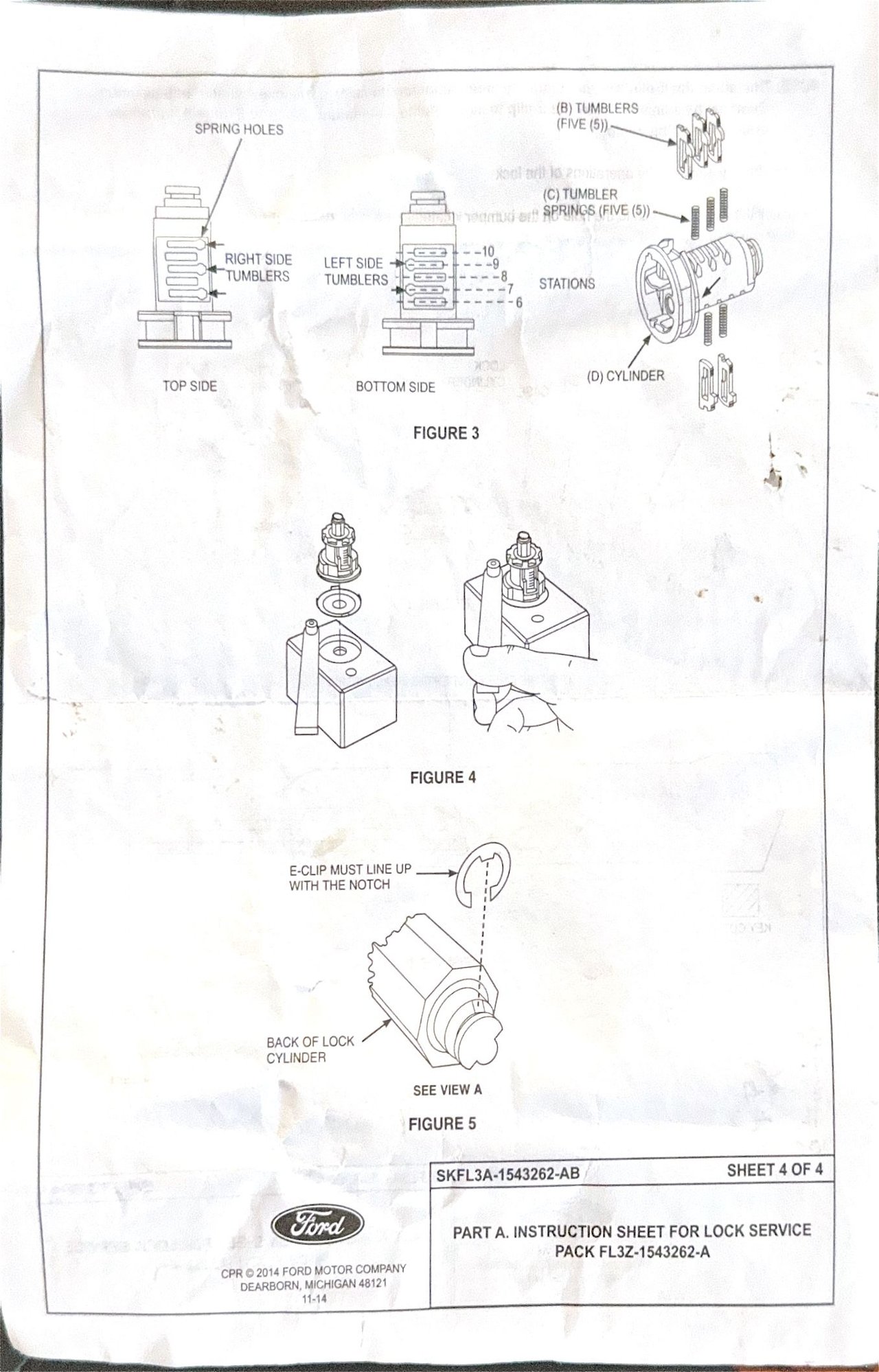 Spare tire lock cylinder assembly instructions - Ford F150 Forum ...