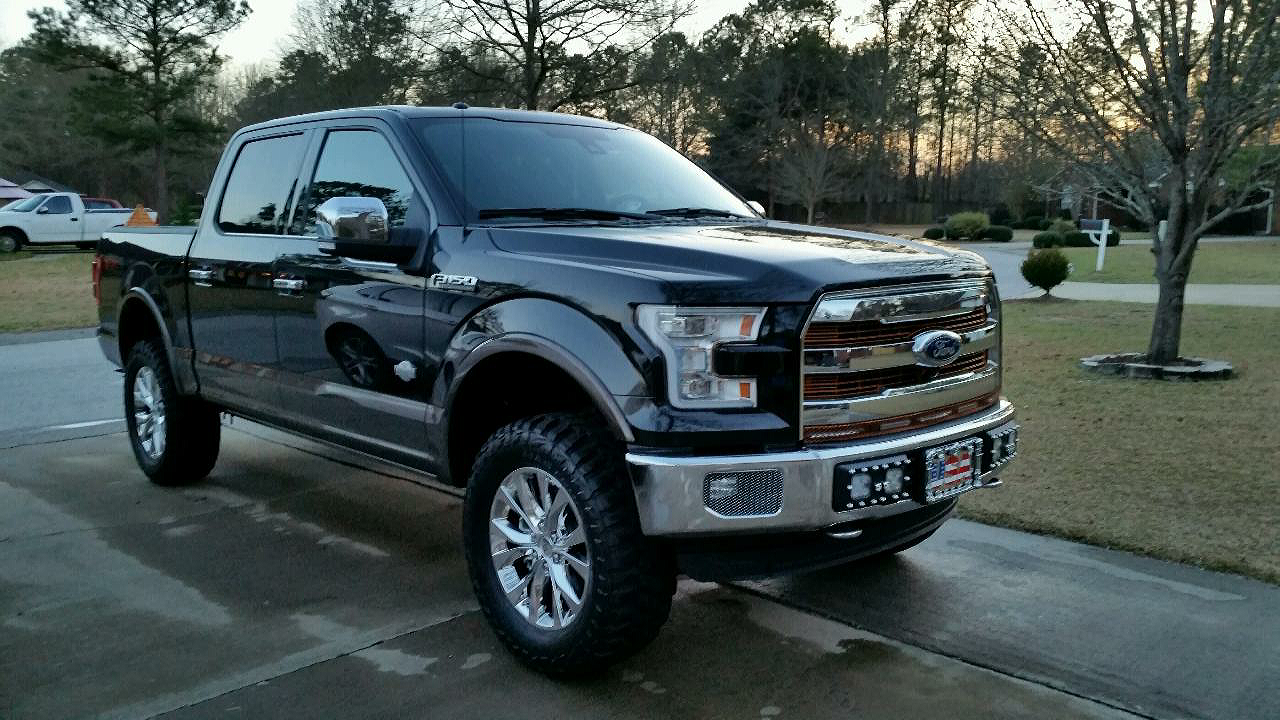 2015 f150 King Ranch FX4 with 4" suspension lift - Page 4 - Ford F150 ...