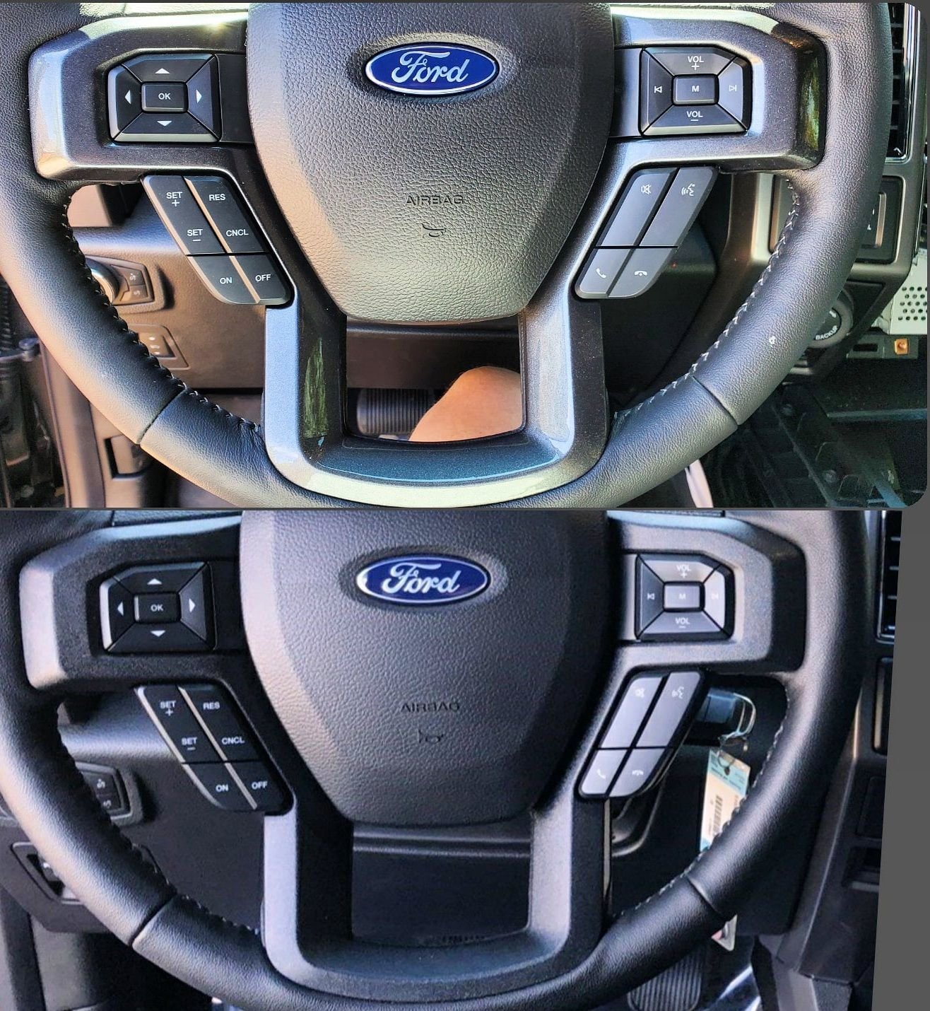 Cheap XLT steering wheel upgrade. - Ford F150 Forum - Community of Ford ...