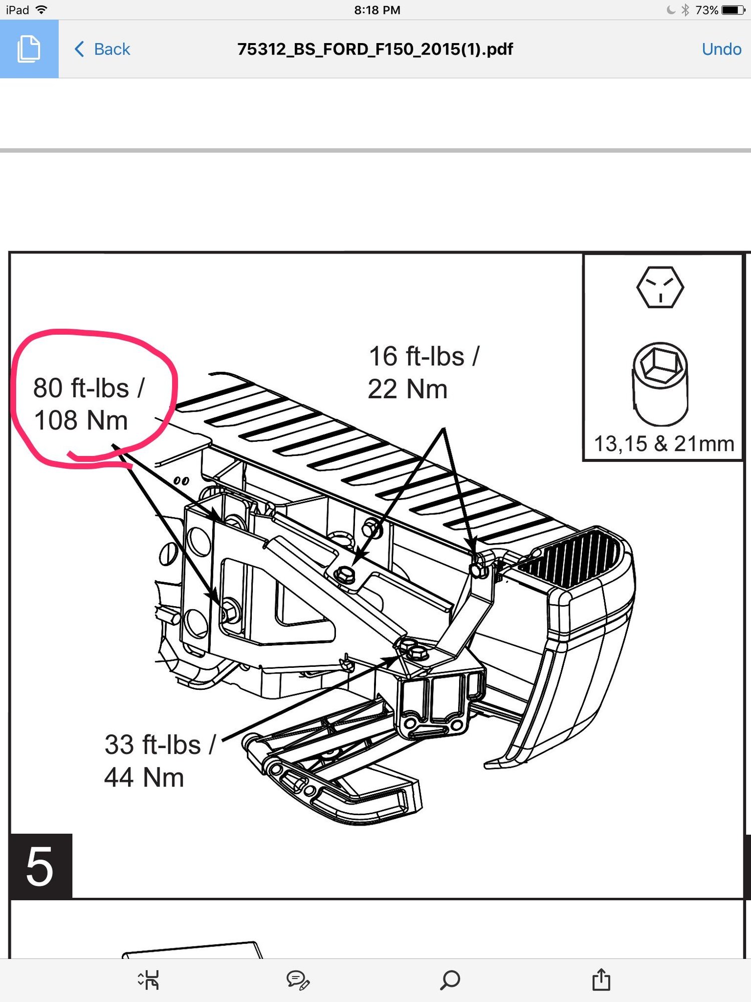 AMP Research BedStep - Nut/bolt torque - Ford F150 Forum - Community of ...