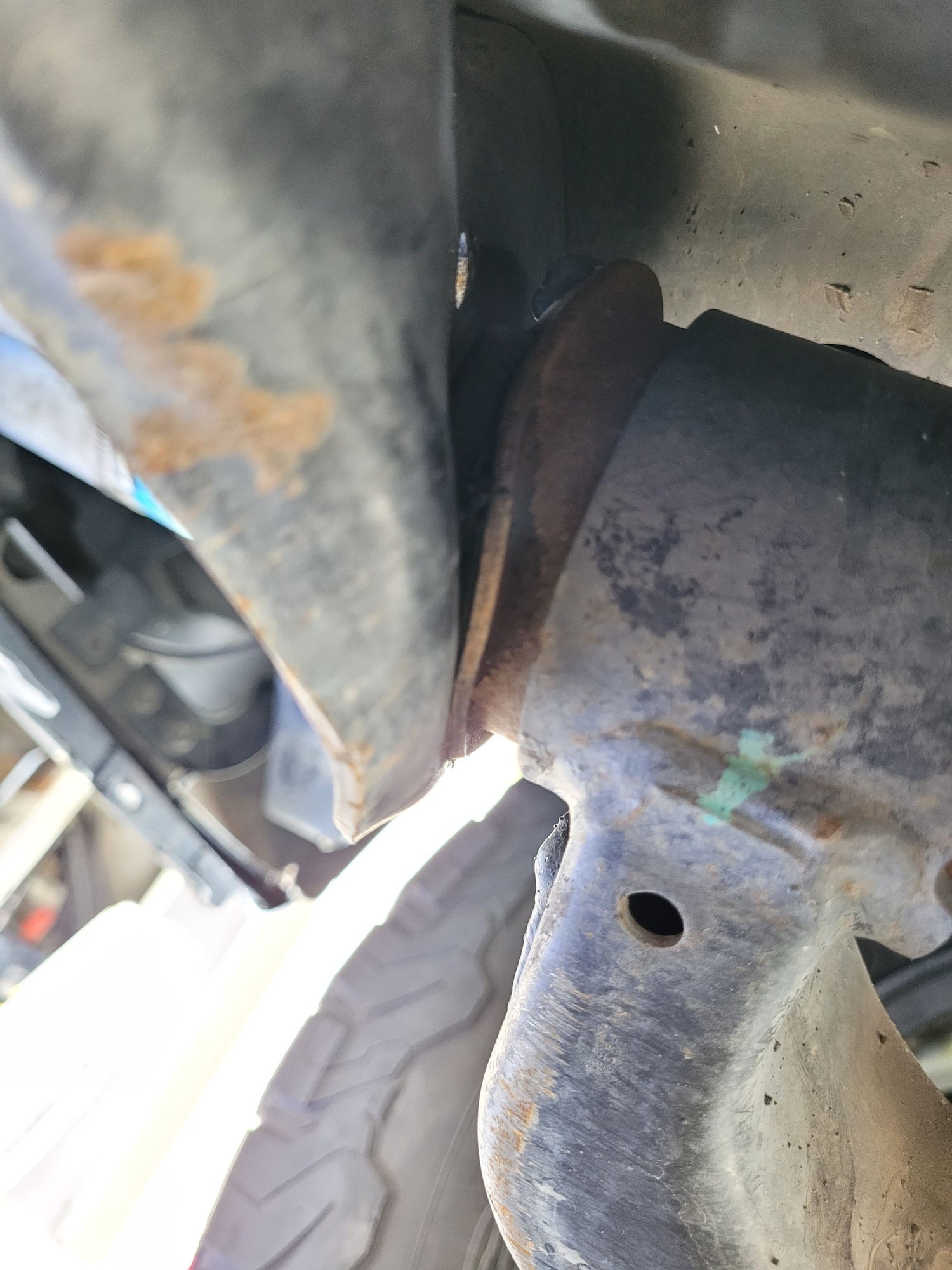 2015 F-150 LCA mounting hole wallowed out - Ford F150 Forum - Community ...