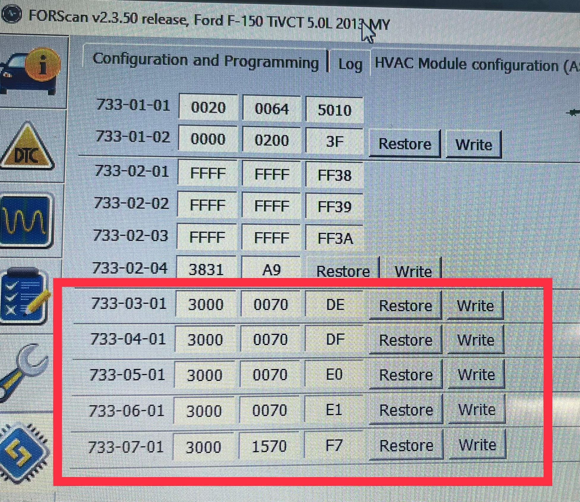 HVAC Configuration code - Ford F150 Forum - Community of Ford Truck Fans