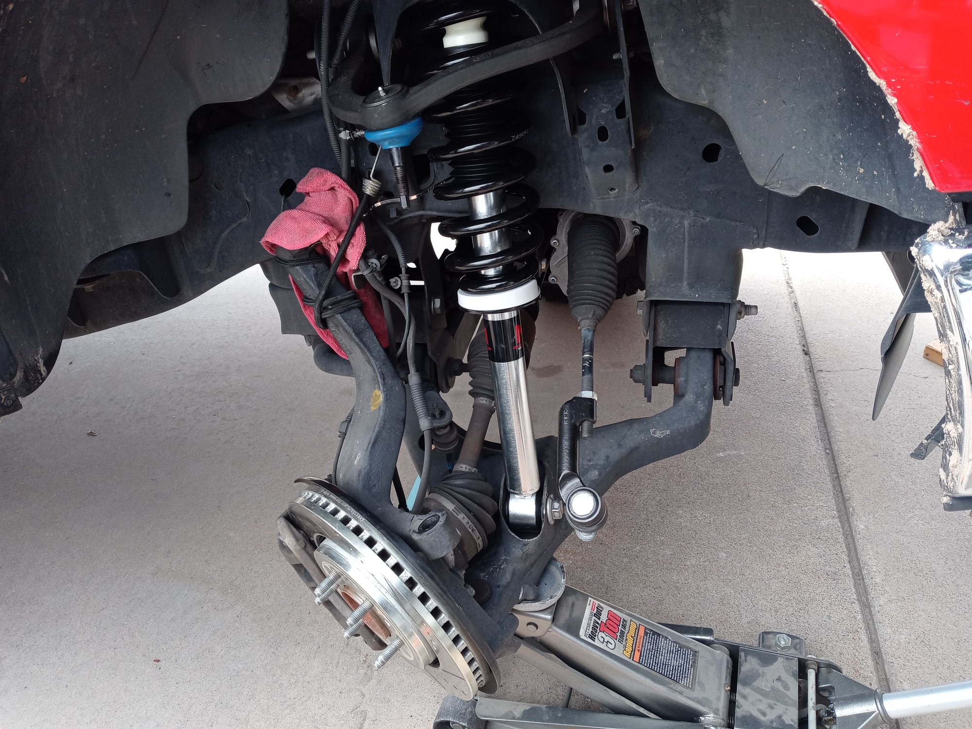 2013 F150 upper control arm replacement - Without removing shocks ...