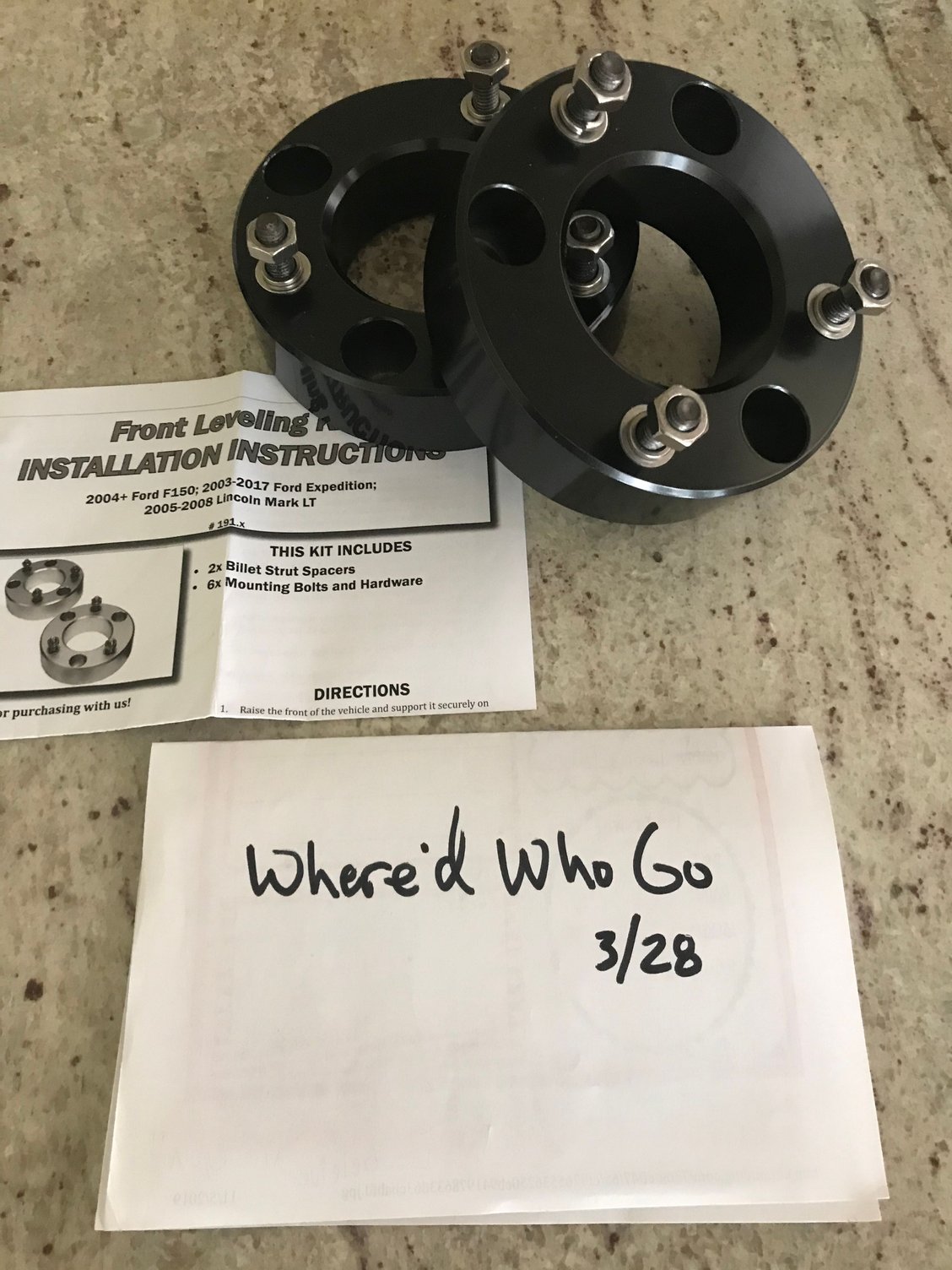 2” Leveling pucks $60 - Ford F150 Forum - Community of Ford Truck Fans