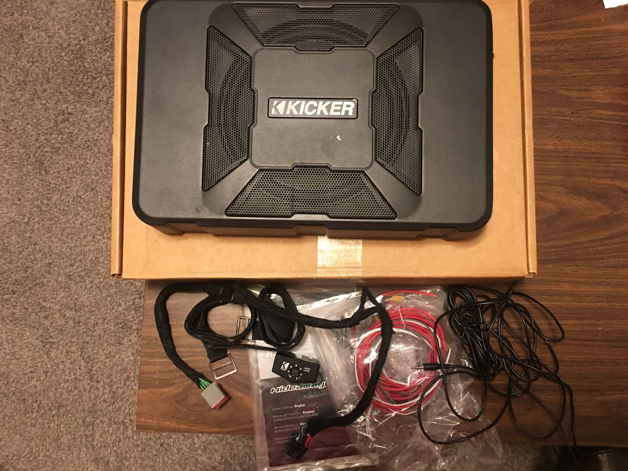 Kicker Hideaway Subwoofer with WPT-1212 Harness - Ford F150 Forum ...