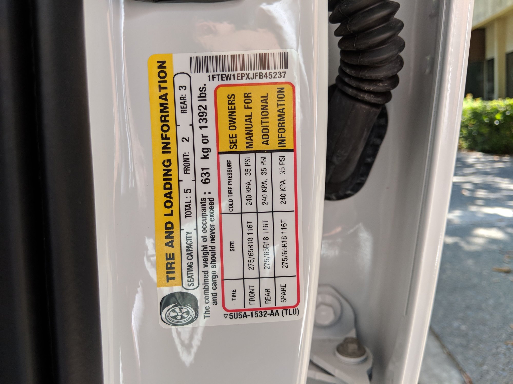 2.7EB SCREW 4wd 502A GVWR 6600 lbs, what is my max towing & payload ...