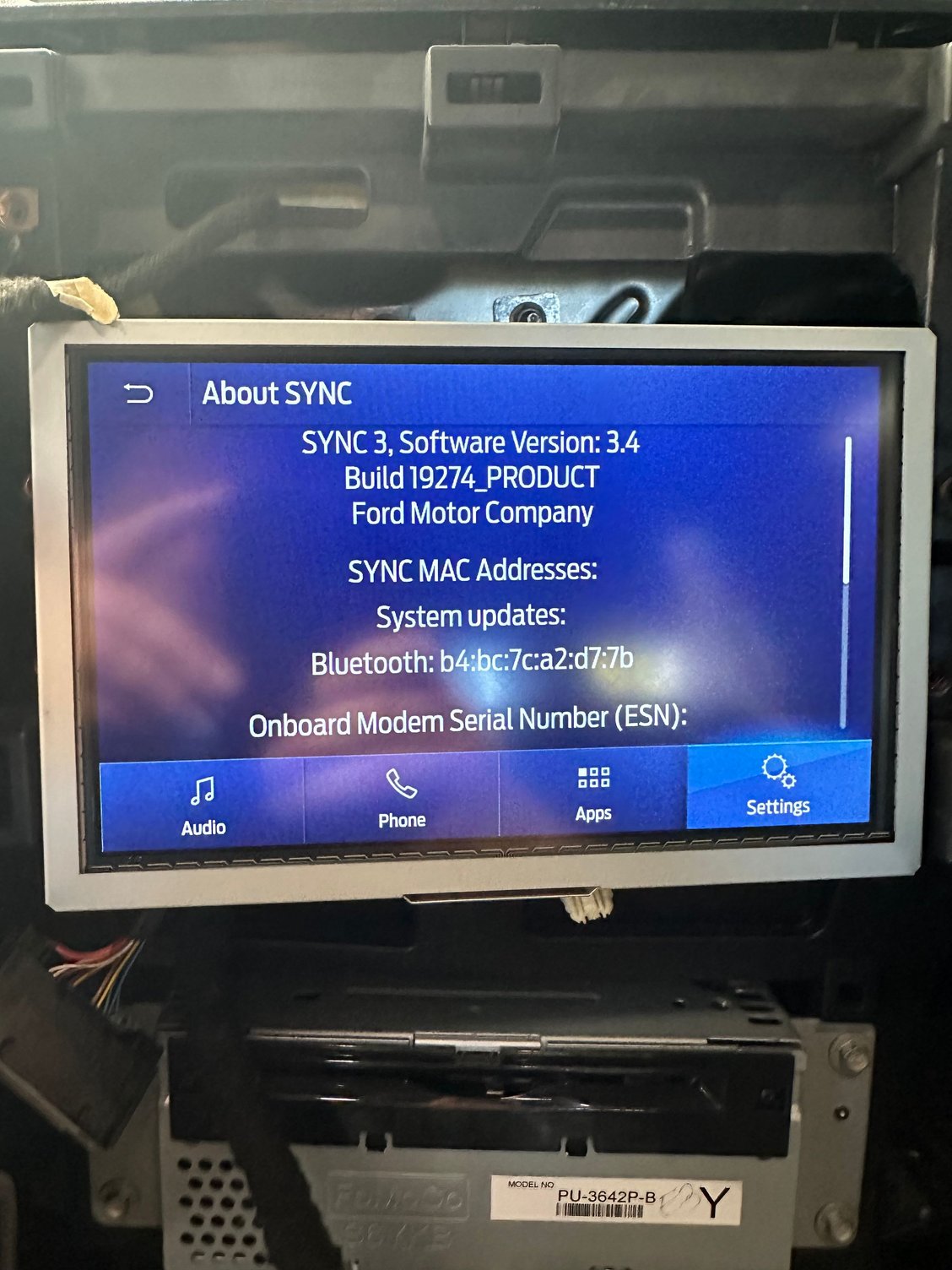 Southeast Sync 3 Non Nav APIM and Screen - Ford F150 Forum - Community ...