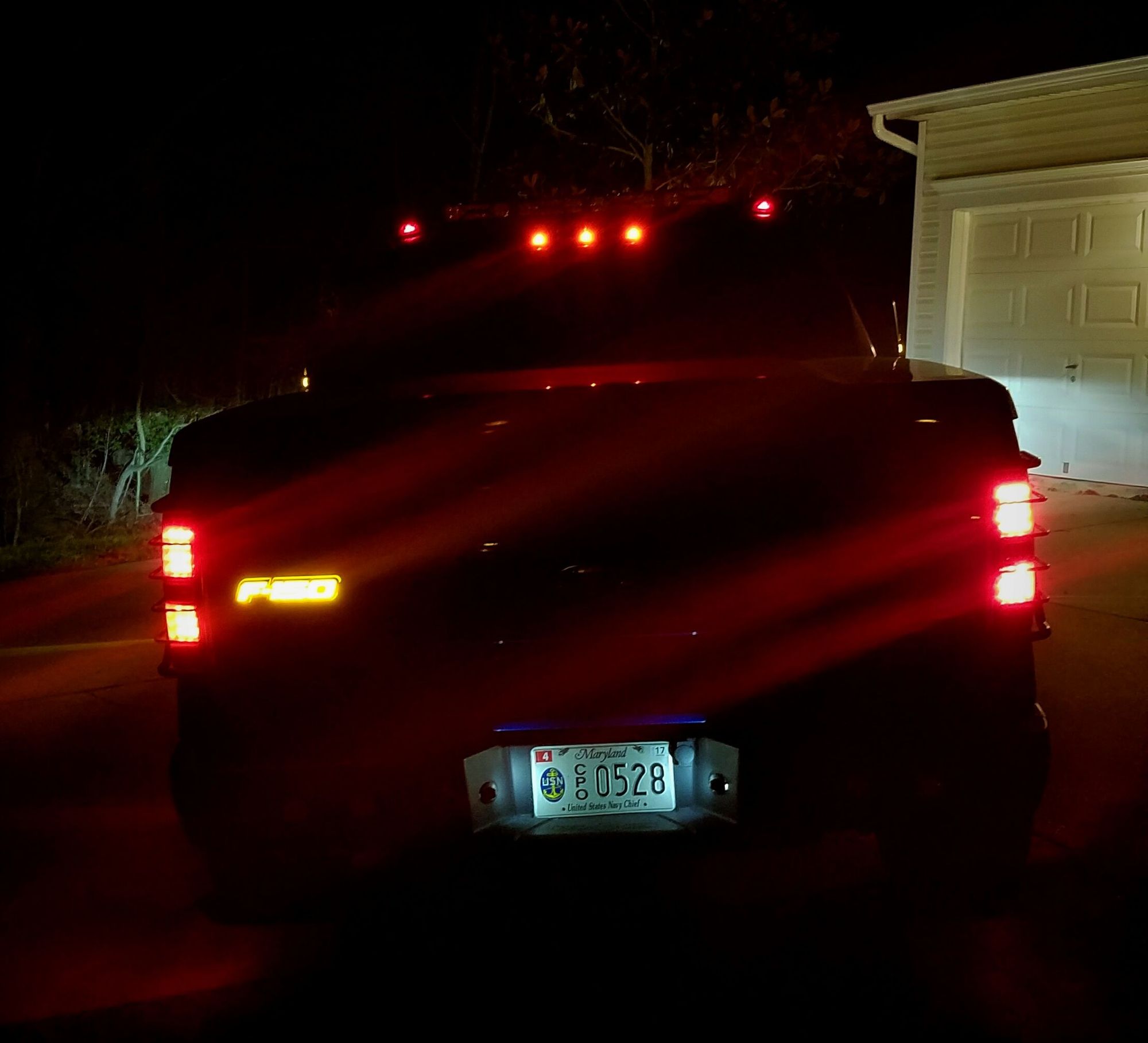 Added Rear Cab Marker Roof Lights - Red - Ford F150 Forum - Community ...