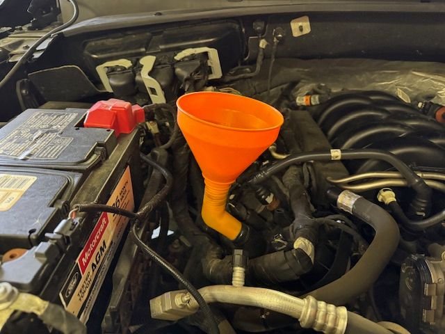 oil funnel for 5.0 - Ford F150 Forum - Community of Ford Truck Fans