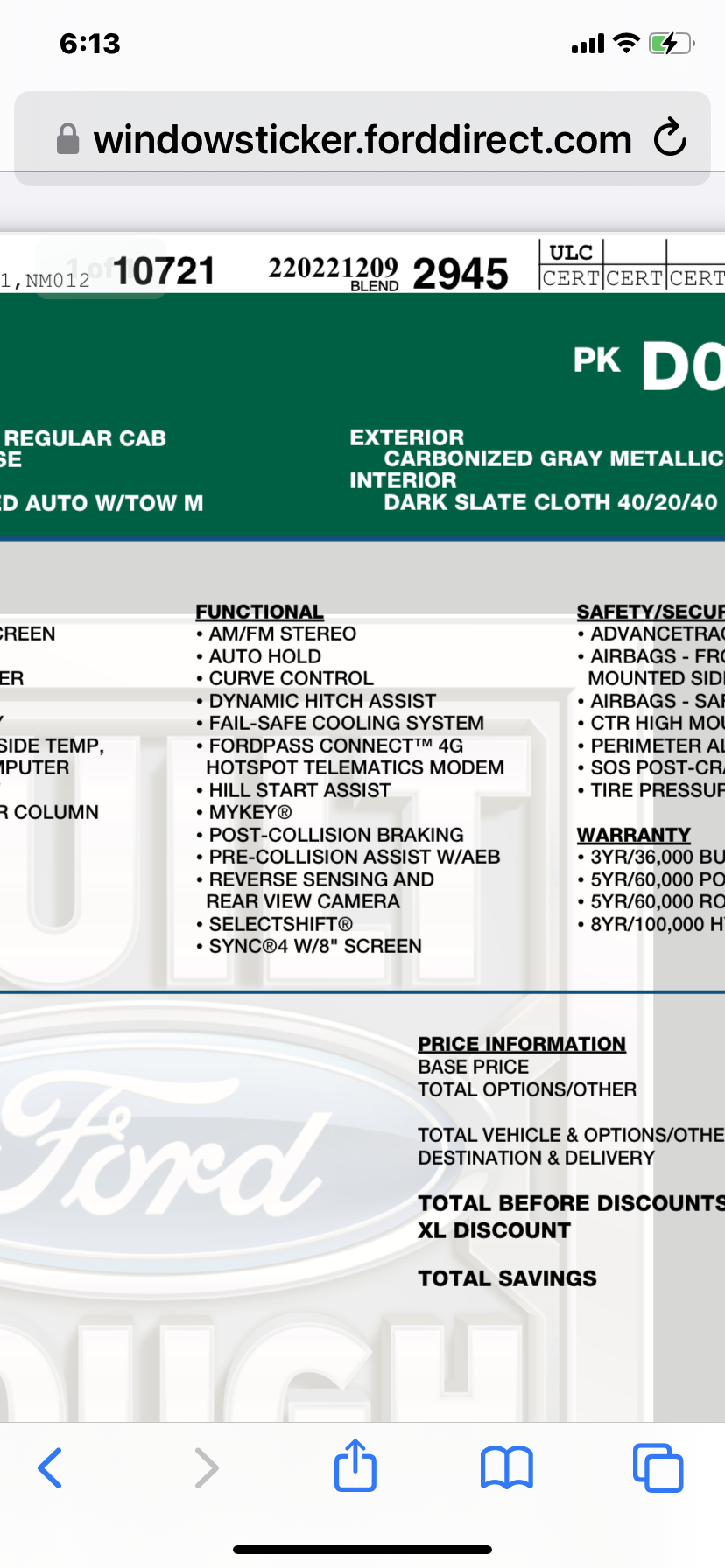 F150 order - Ford F150 Forum - Community of Ford Truck Fans