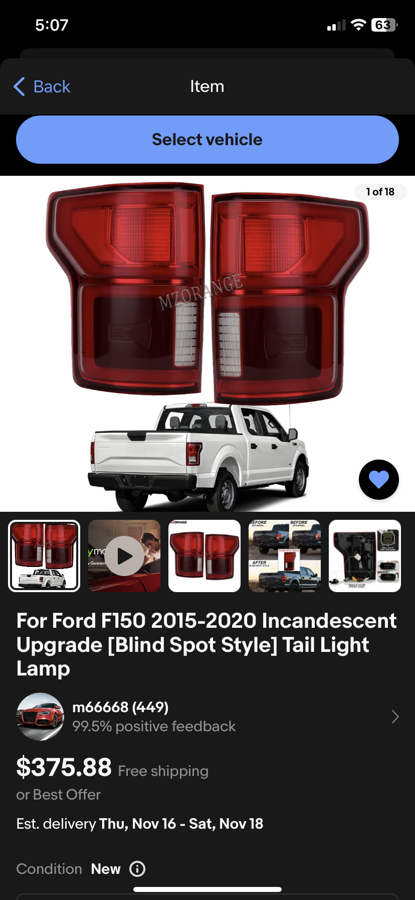 OEM BLIS style LED aftermarket tails lights, review, photos and videos ...