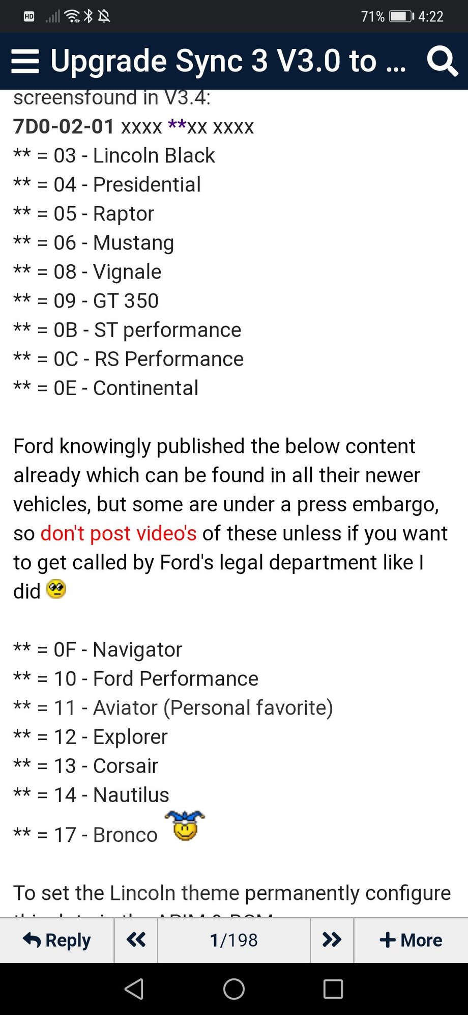 Upgrade Sync 3 V3.0 to V3.4 instructions - Page 246 - Ford F150 Forum ...