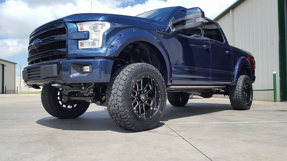 2016 Platinum Blue Jeans Metallic - Before and After photos - Ford F150 ...